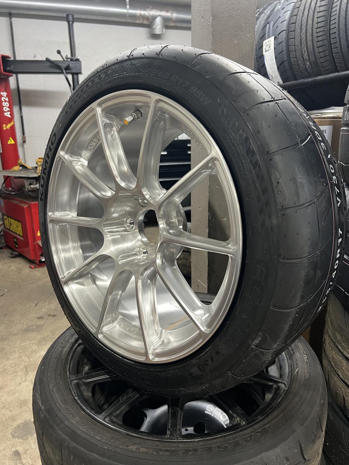 APEX SM-10RS Forged 17x10 +48 Wheel, Brushed Clear - Set of 4. ASMotorsports Store