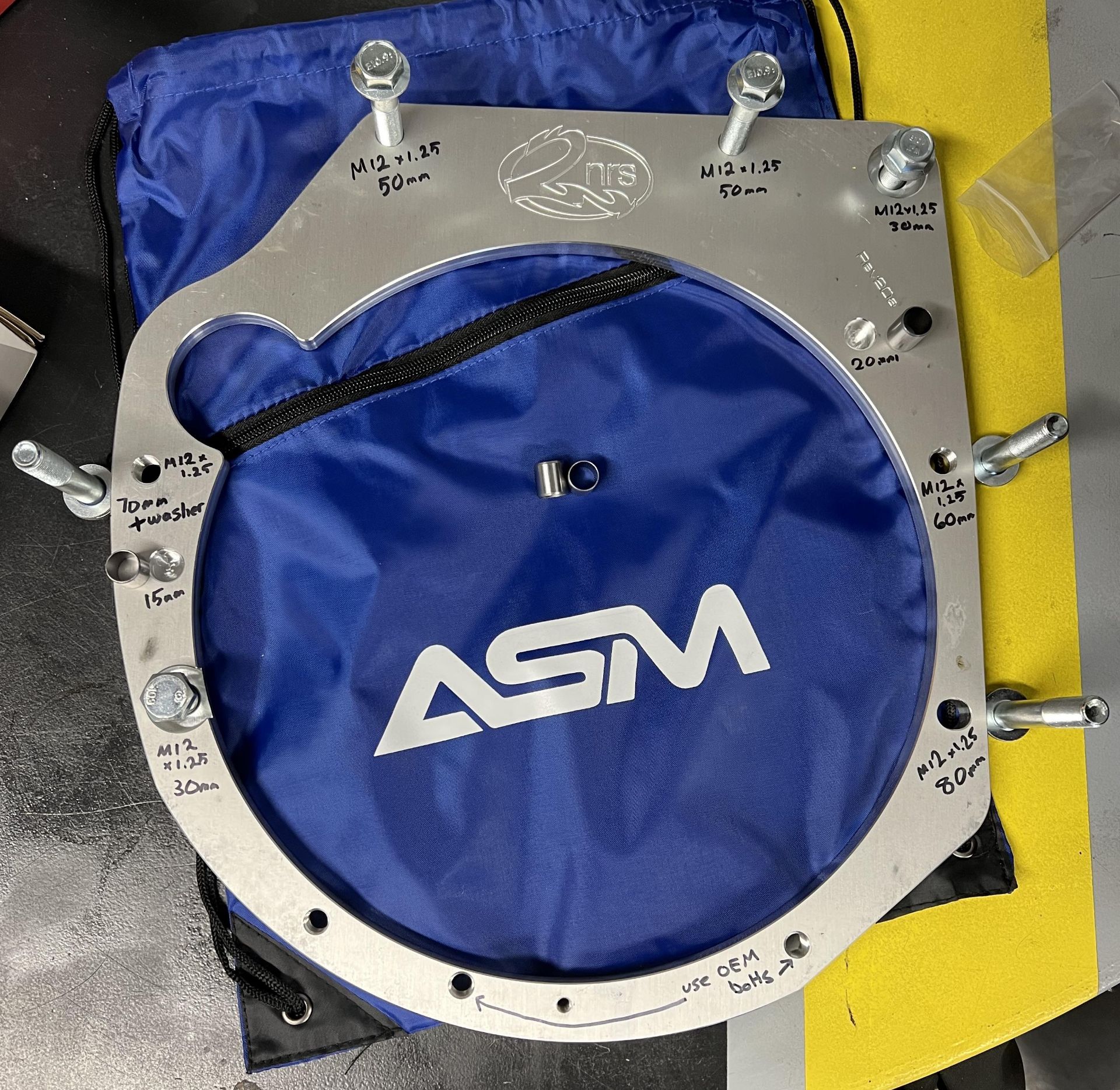 K engine to F transmission 2nrs Adapter Plate. ASMotorsports Store